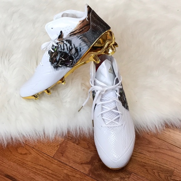adidas | Shoes | Adidas Adizero Uncaged Tiger Mid Football Cleats ...